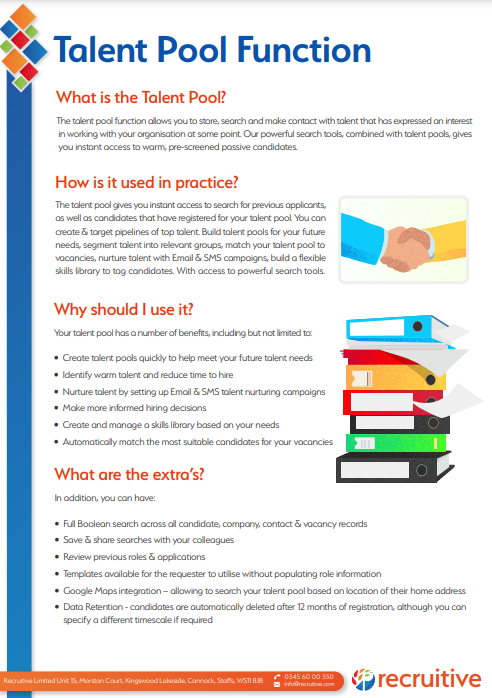 Talent Pool Function Factsheet Thumbnail
